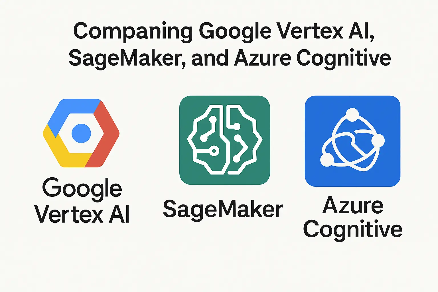 Comparing Google Vertex AI, SageMaker, and Azure Cognitive
