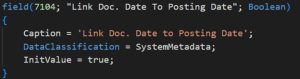 How to Link Document Date to Posting Date in Business Central 23