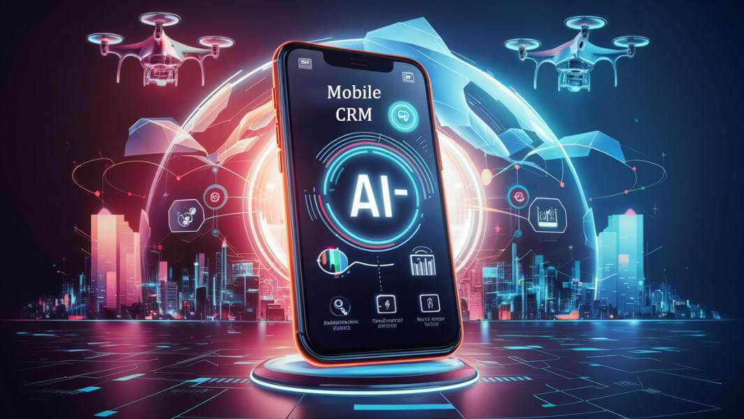 How do I use mobile CRM mode in Microsoft Edge?