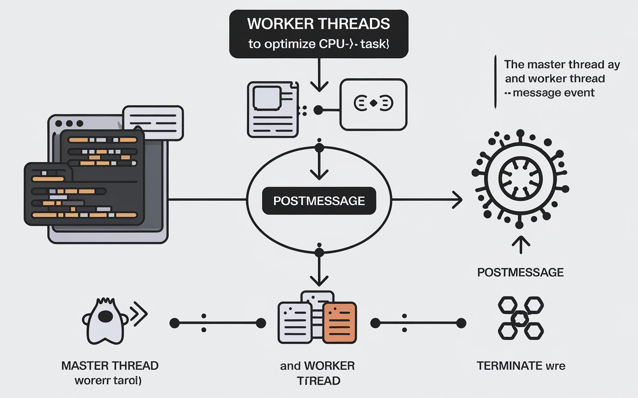 Optimize Cpu Intensive Tasks In Nodejs Using Worker Threads