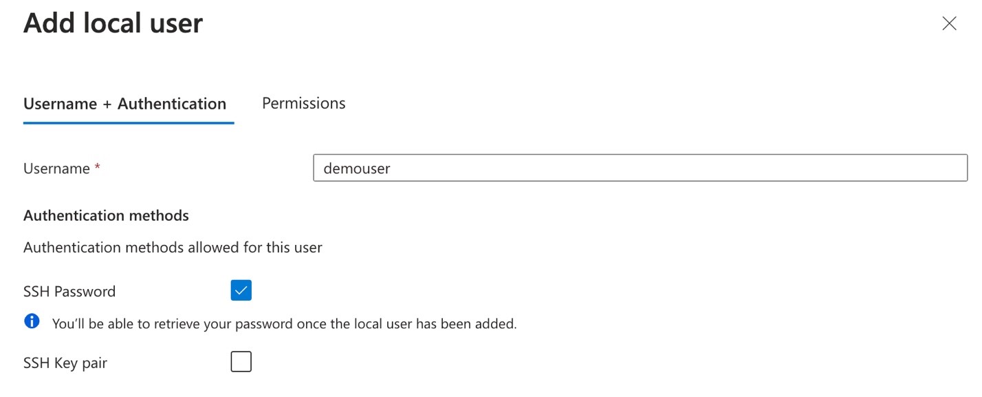 Access SFTP enabled Azure BLOB Storage with C# SSH.NET