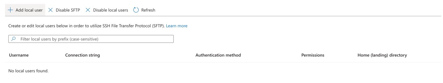 Access SFTP enabled Azure BLOB Storage with C# SSH.NET