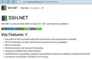 Access SFTP enabled Azure BLOB Storage with C# SSH.NET