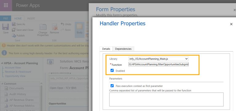 Filter Sub-Grid Rows in Dynamics 365 CE (CRM) Using Fetch-XML & JavaScript