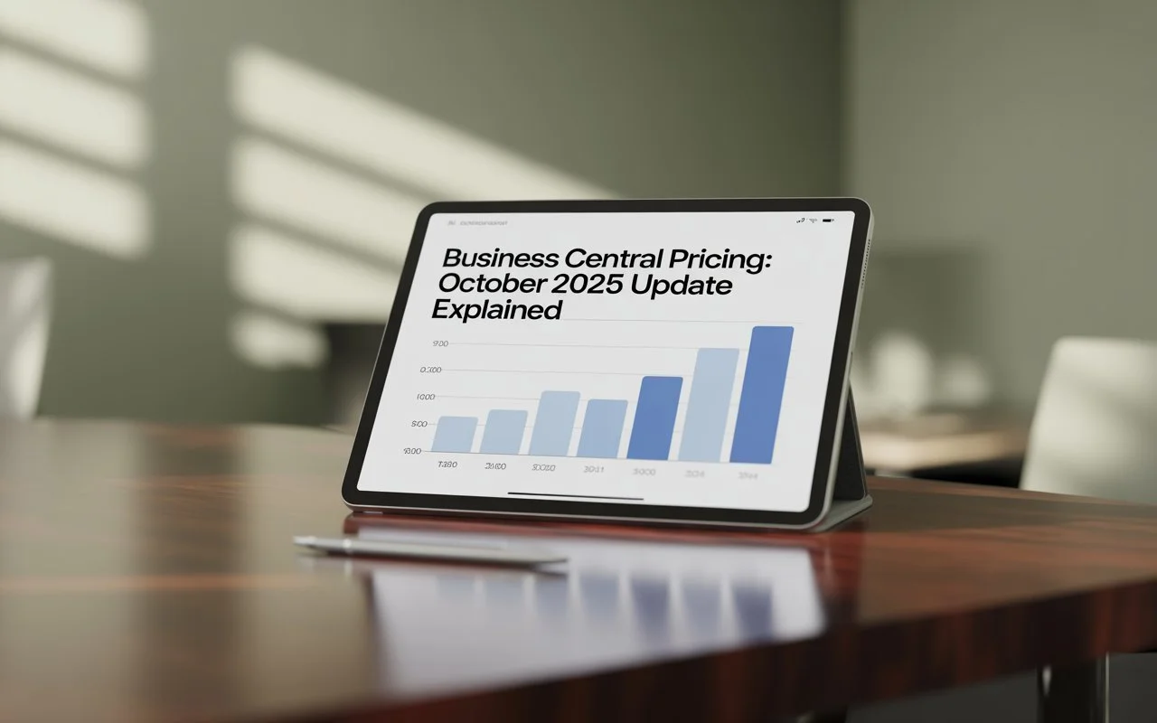 Business Central Pricing: October 2025 Update Explained