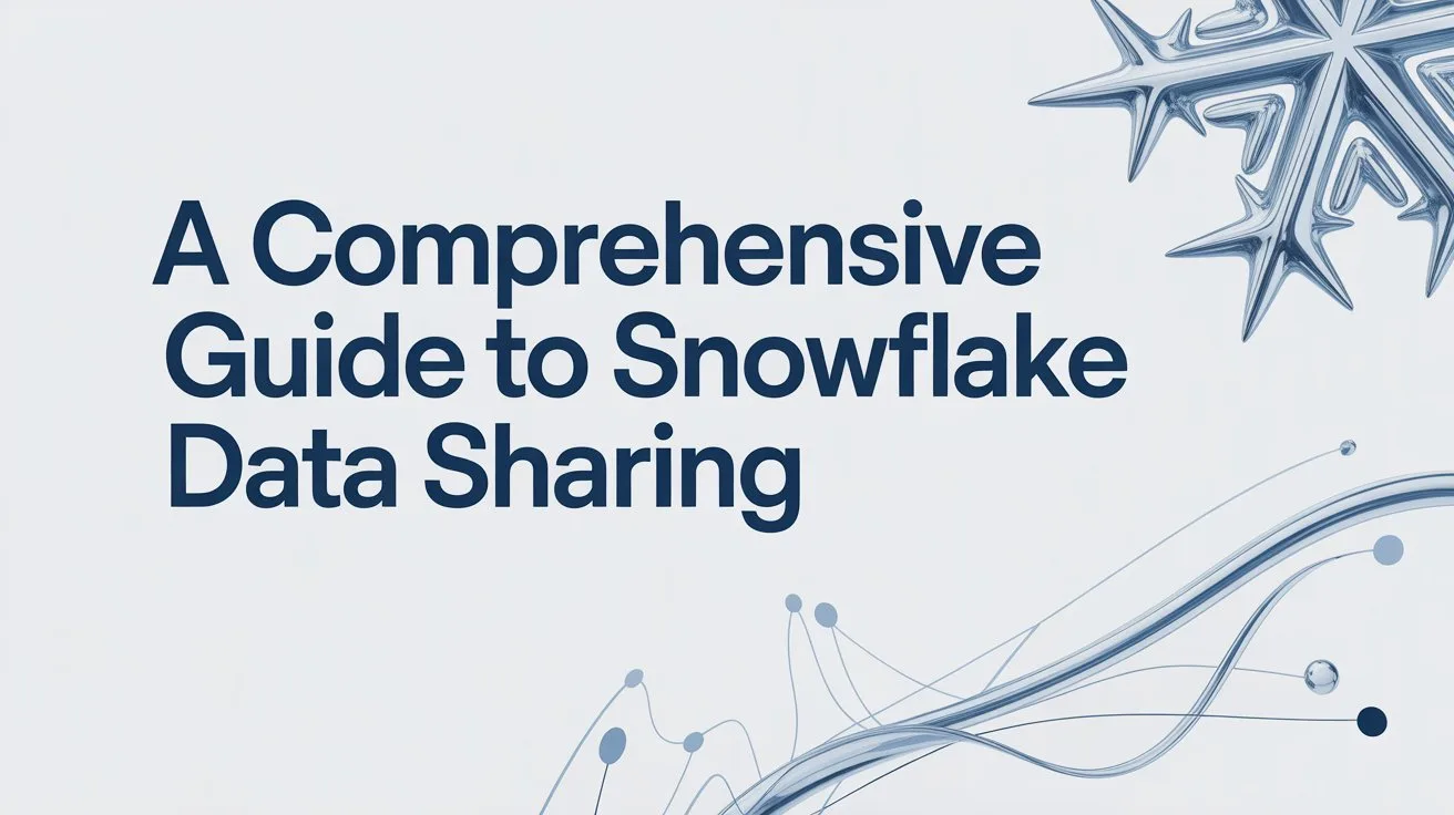 A Comprehensive Guide to Snowflake Data Sharing