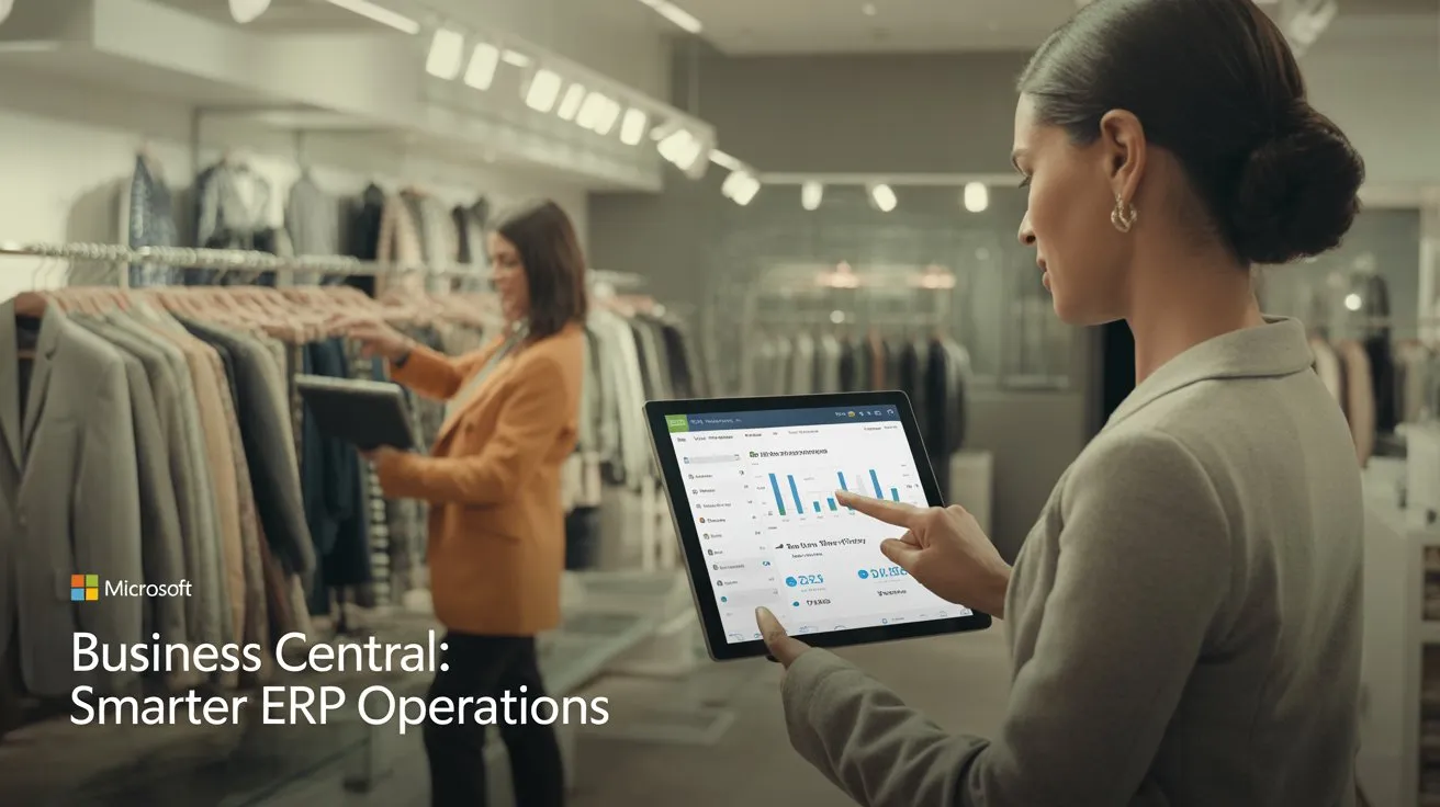 Business Central in Retail for Smarter ERP Operations
